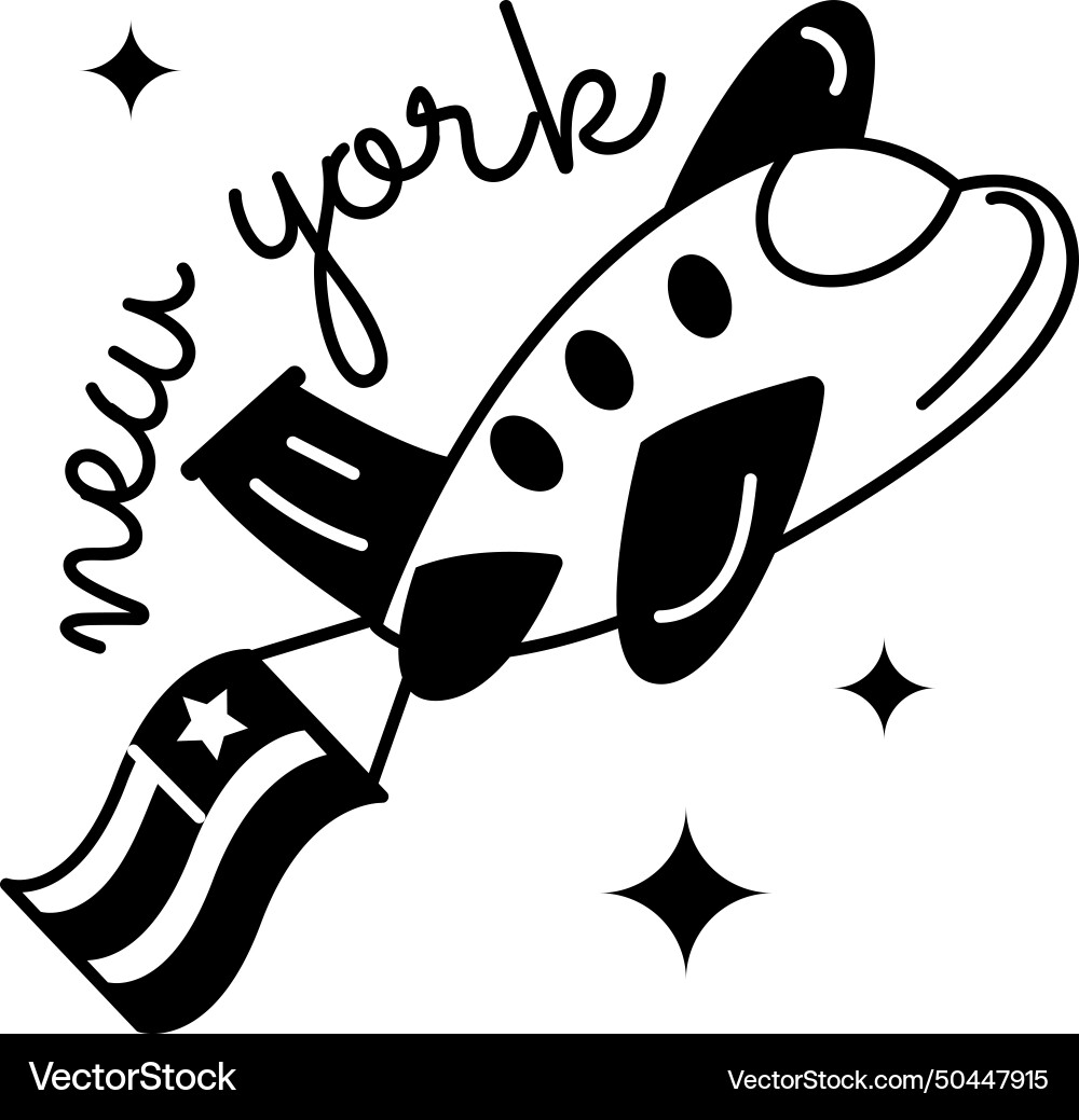 Plane flag Royalty Free Vector Image - VectorStock