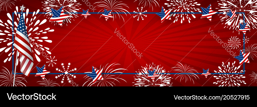 Usa background design Royalty Free Vector Image