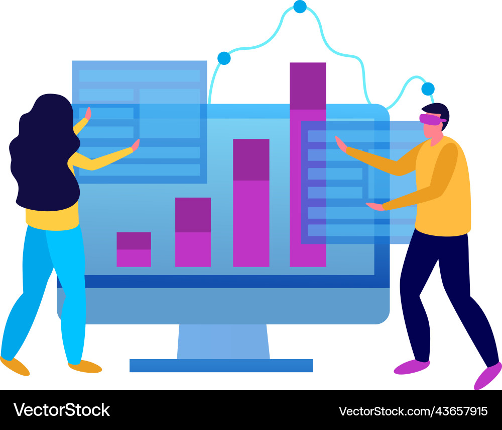 Virtual reality Royalty Free Vector Image - VectorStock