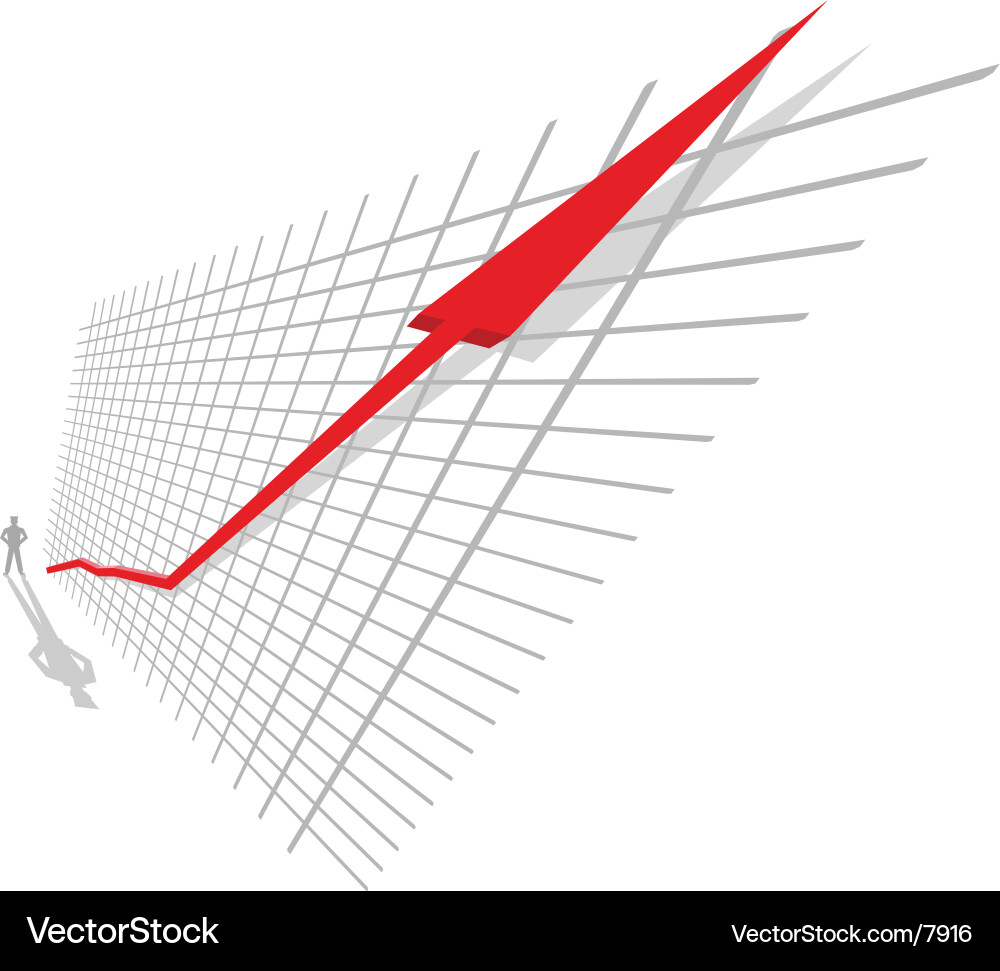 Business chart Royalty Free Vector Image - VectorStock