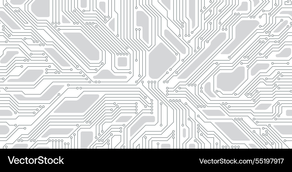 Seamless motherboard Royalty Free Vector Image