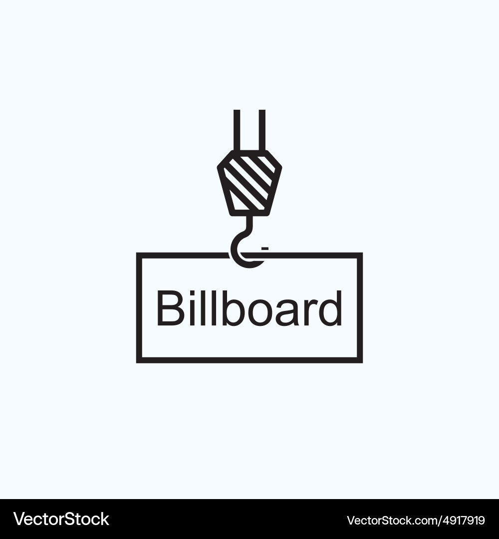 Billboard Royalty Free Vector Image - VectorStock