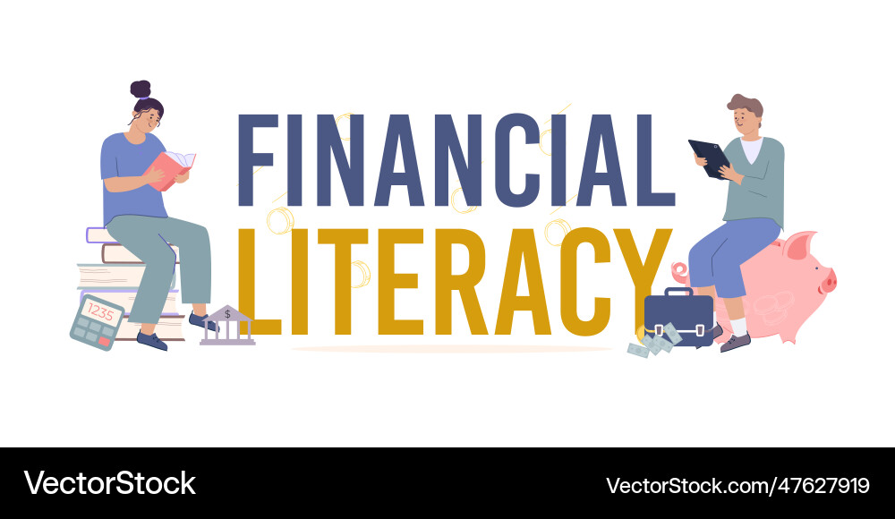 Financial Planning & Literacy Royalty Free Vector Image