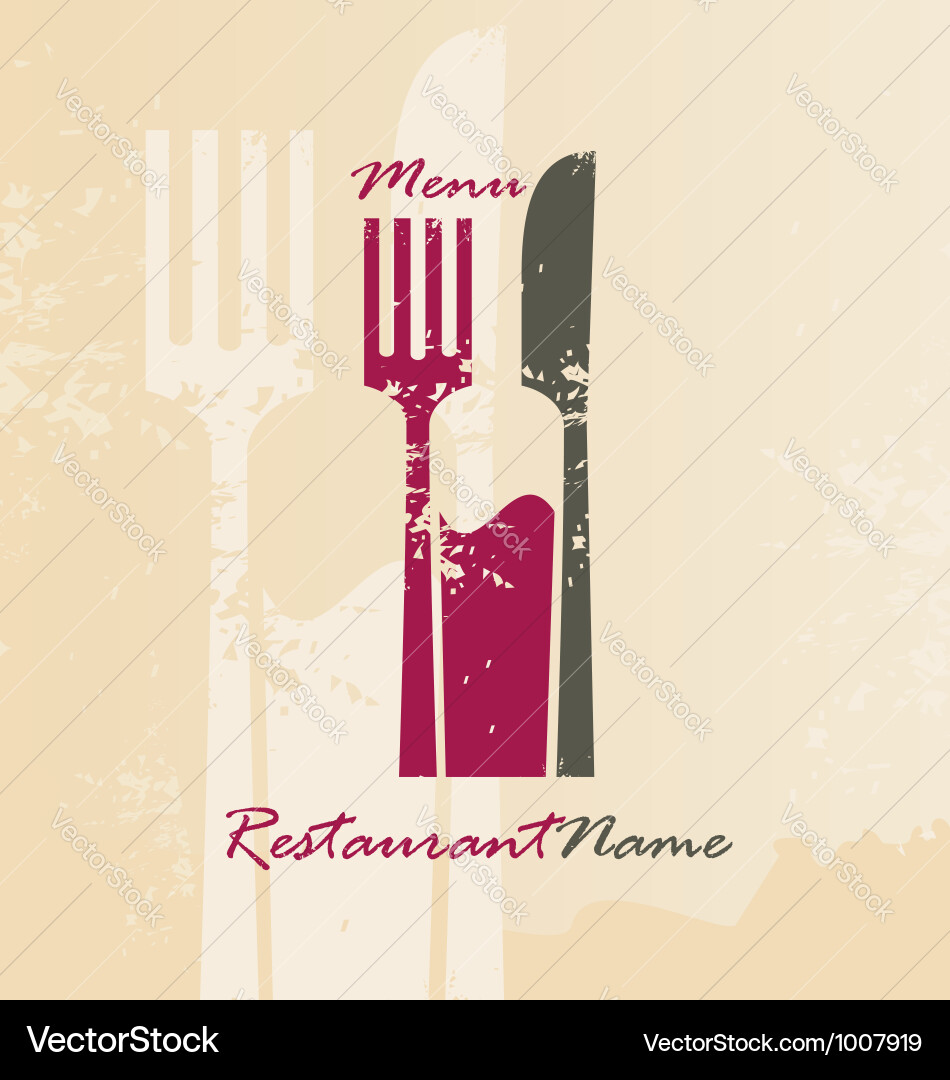 Restaurant menu design Royalty Free Vector Image
