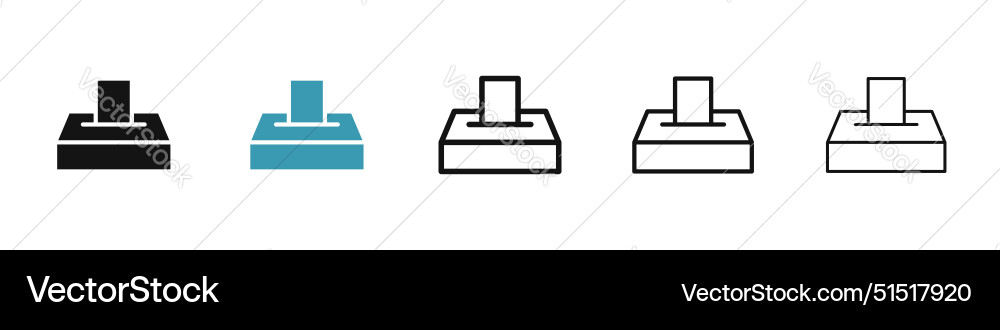 Ballot icon Royalty Free Vector Image - VectorStock