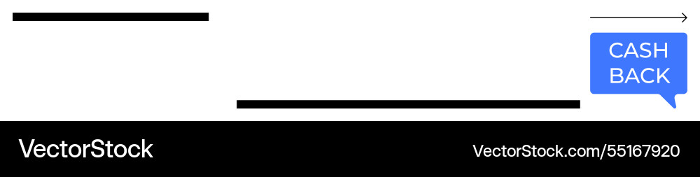 Earn savings and rewards with cash back programs Vector Image