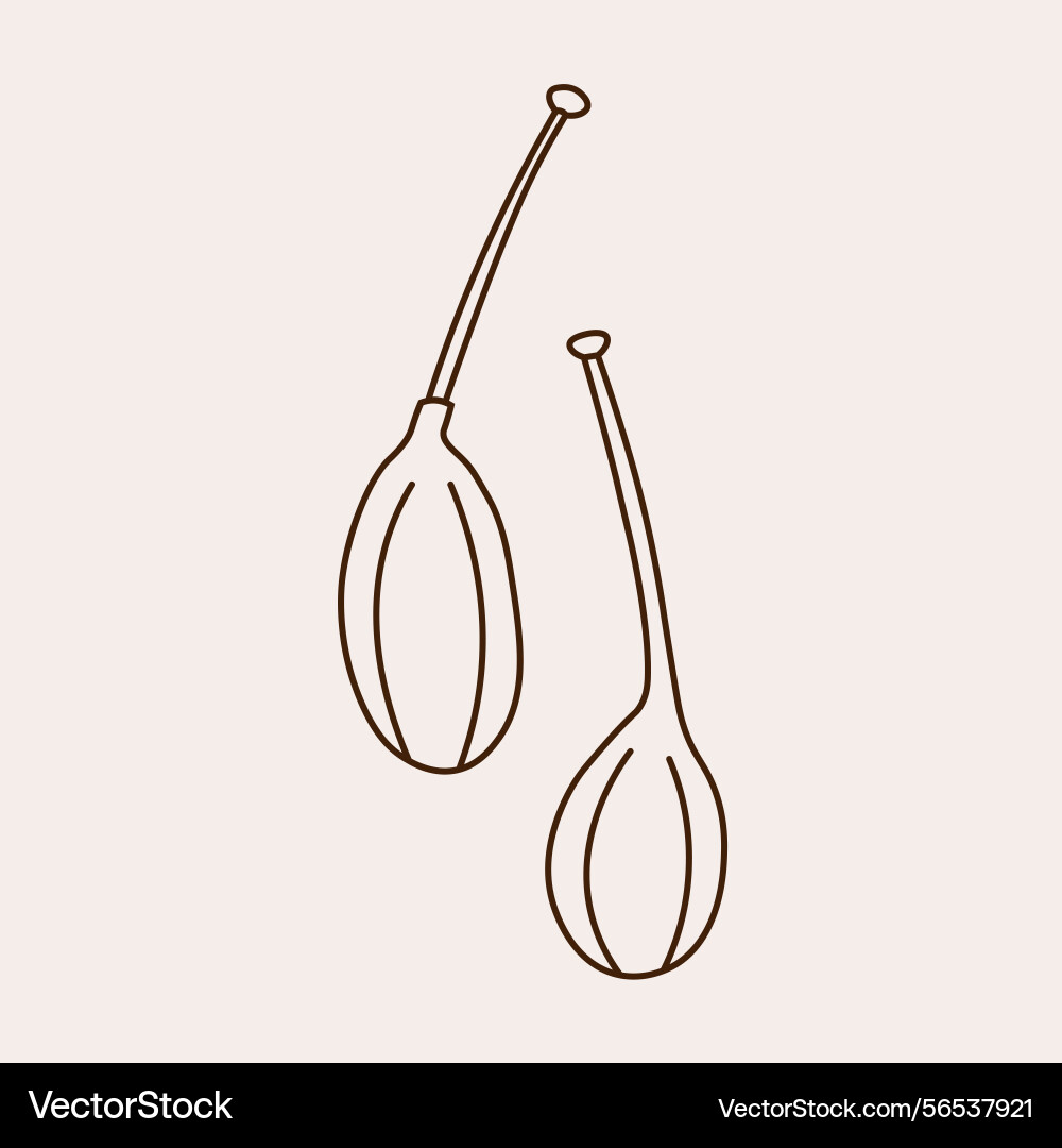 Capers sign logo on isolated background Royalty Free Vector