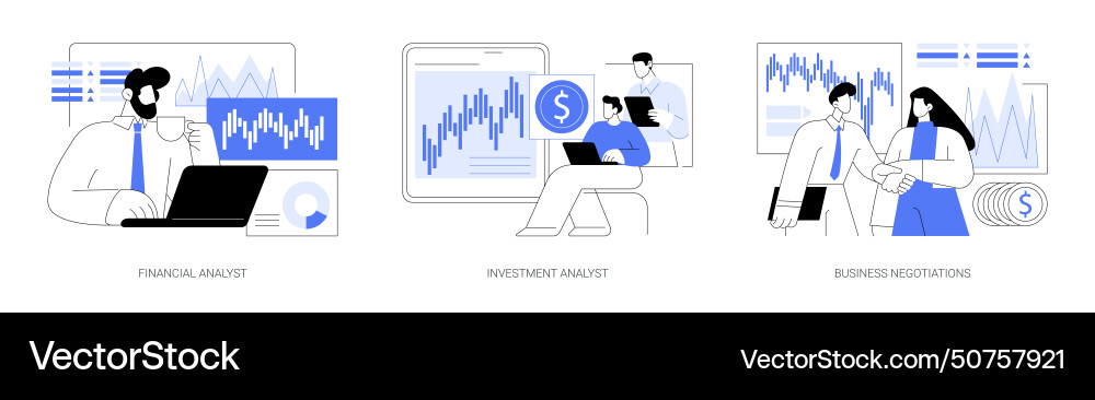 Investment funding isolated cartoon Royalty Free Vector