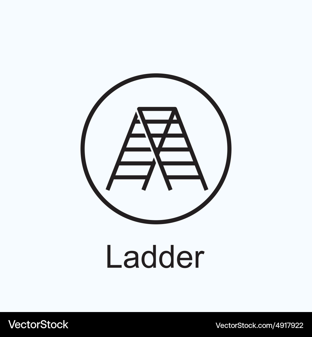 Ladder Royalty Free Vector Image - VectorStock