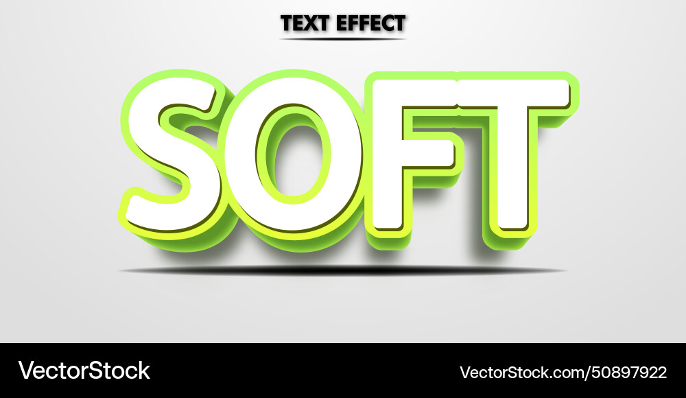 Moderne Poster Design Vorlage 3D Text Effekt mocku