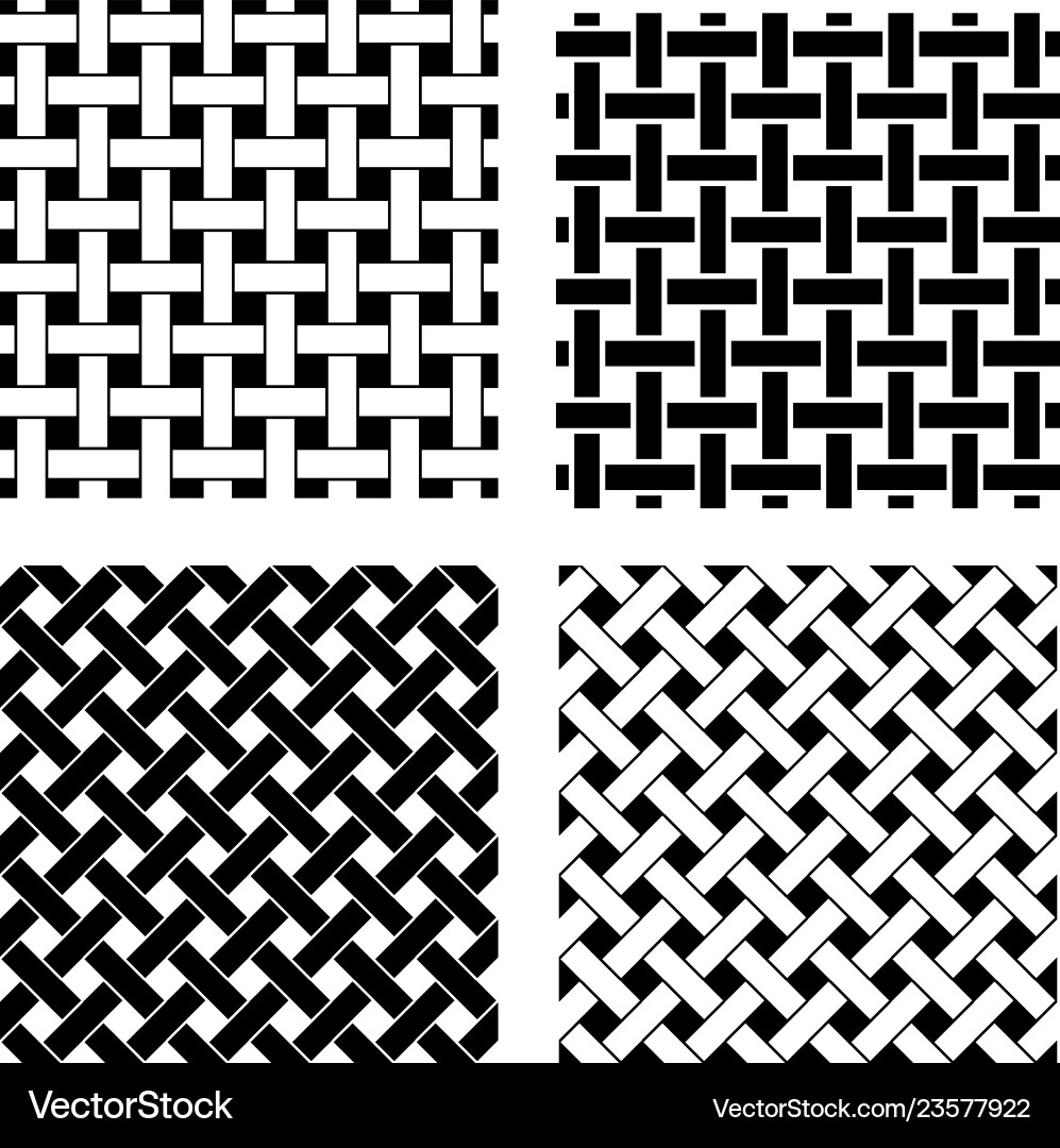 Seamless knot pattern in black and white Vector Image