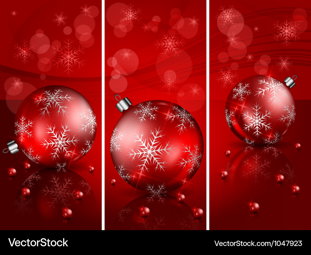 Christmas balls background 10 2 v Royalty Free Vector Image