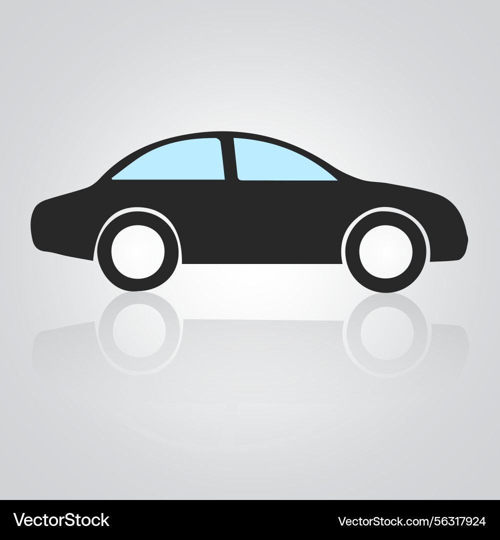 Classic Muscle Car Symbol Royalty Free Vector Image