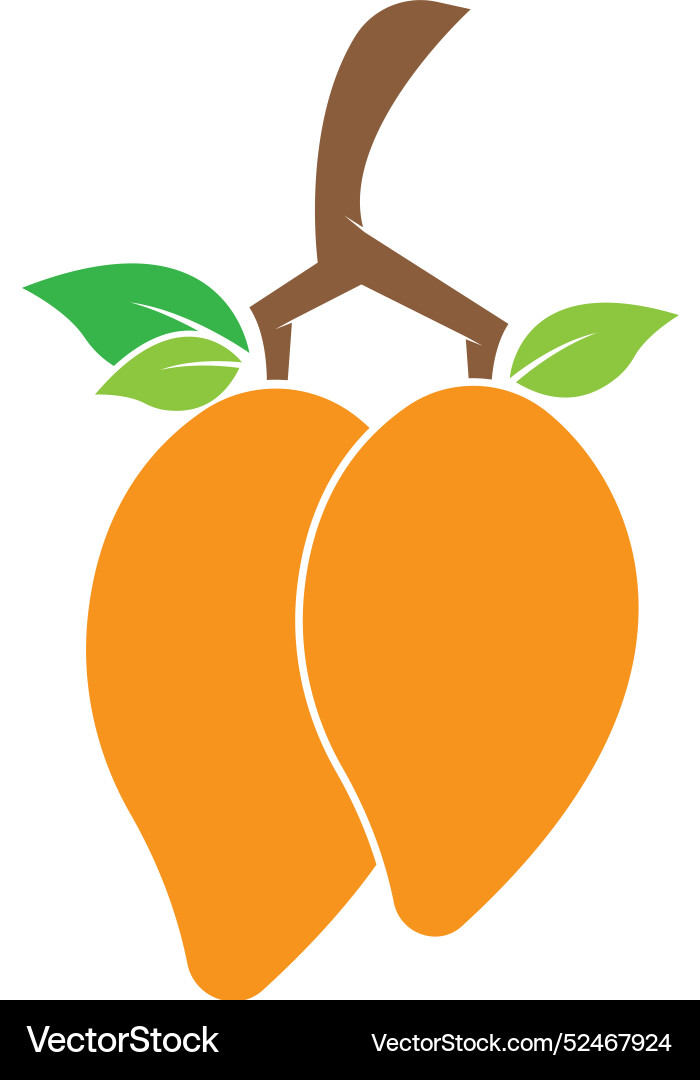 Mango logo Royalty Free Vector Image - VectorStock