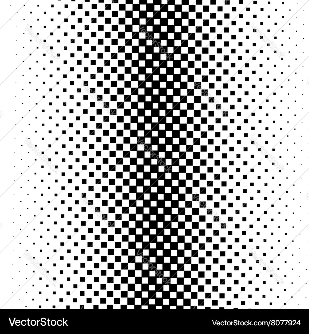 Monochrome Square Pattern - Seamless Royalty Free Vector