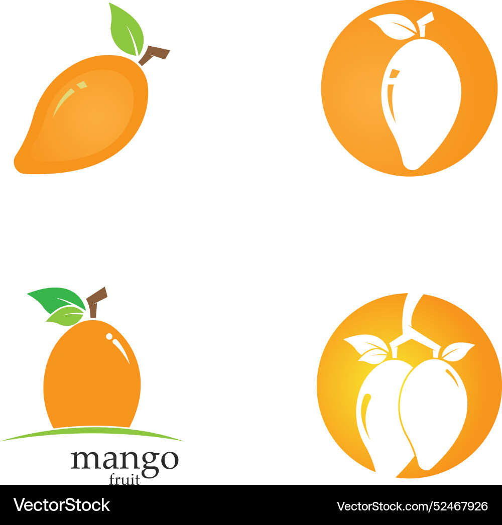 Mango logo Royalty Free Vector Image - VectorStock
