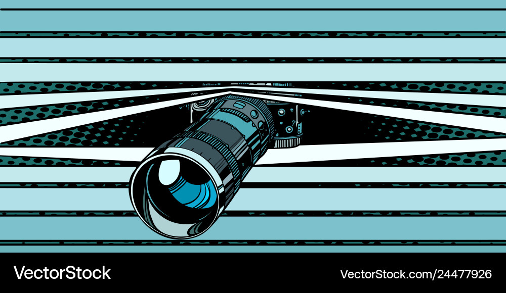 Photo camera peeping surveillance privacy Vector Image