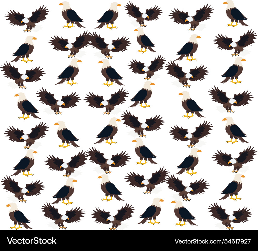 Eagle set Royalty Free Vector Image - VectorStock