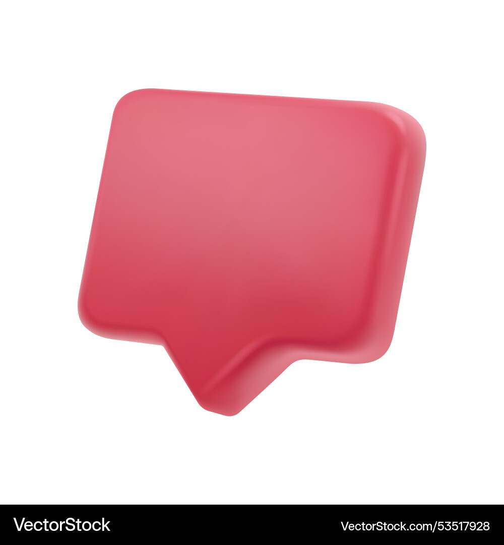Bubble message chat sign communication box Vector Image