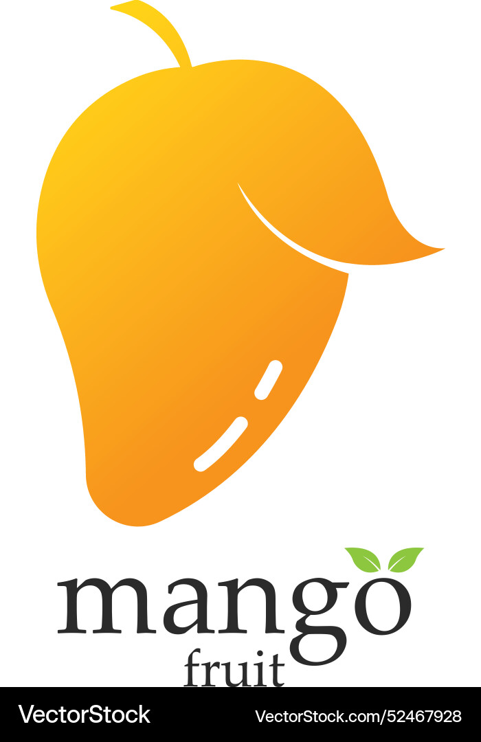 Mango logo Royalty Free Vector Image - VectorStock
