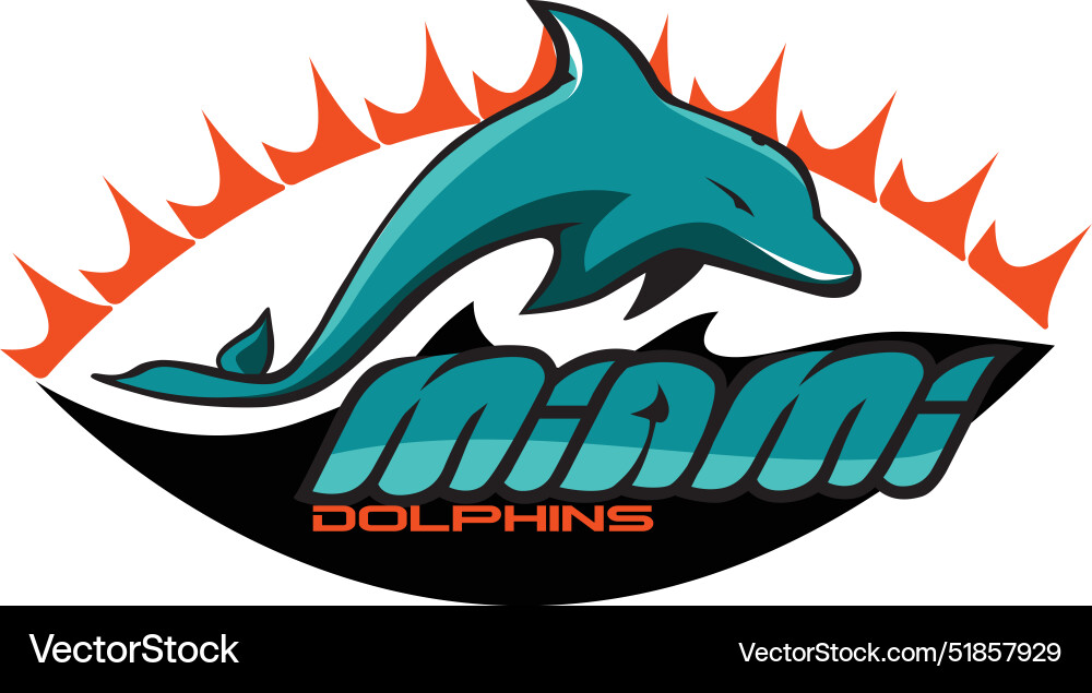 Dolphins Logo Vector