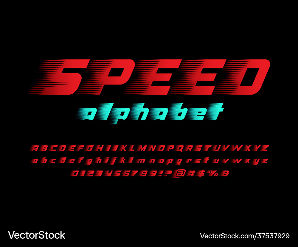 Speed font