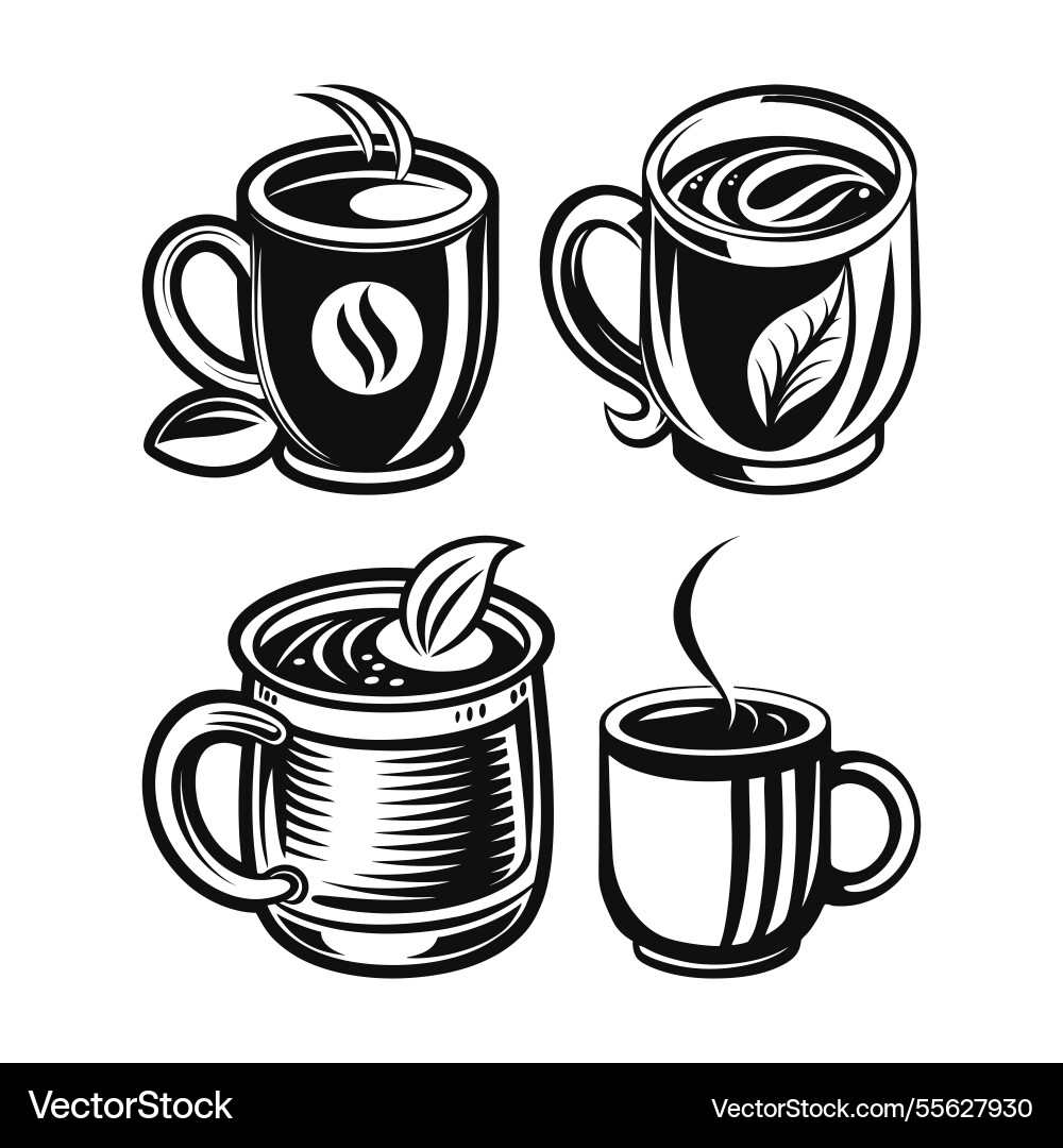 Coffee mug Royalty Free Vector Image - VectorStock