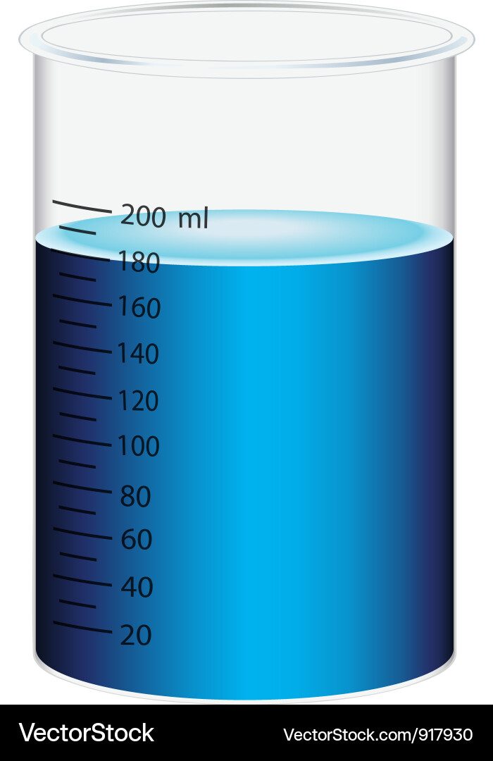 Scientific Beaker Royalty Free Vector Image - VectorStock