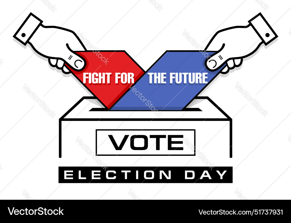 Democratic voting in elections icon Royalty Free Vector
