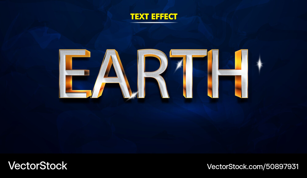 Modern poster design template 3d text effect mocku