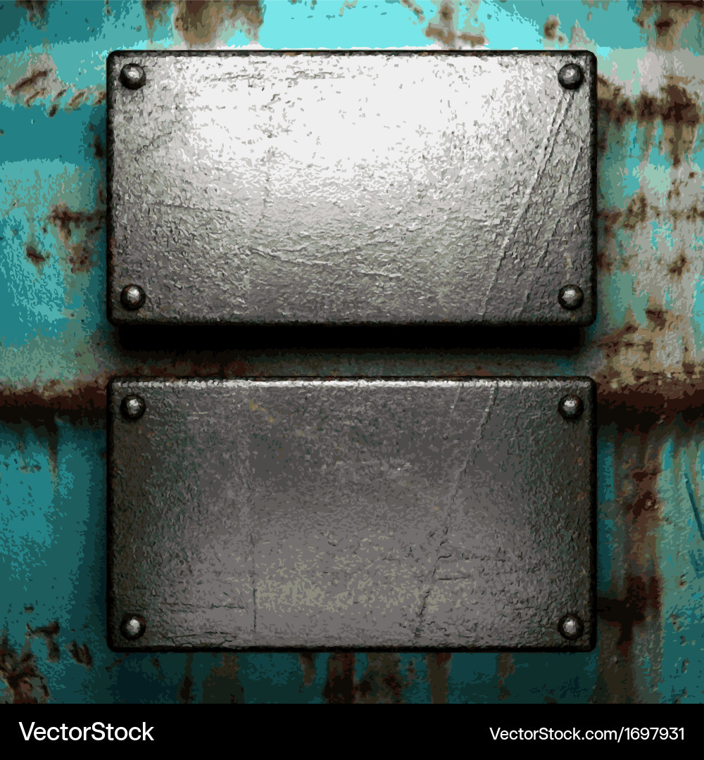 Old metal background Royalty Free Vector Image