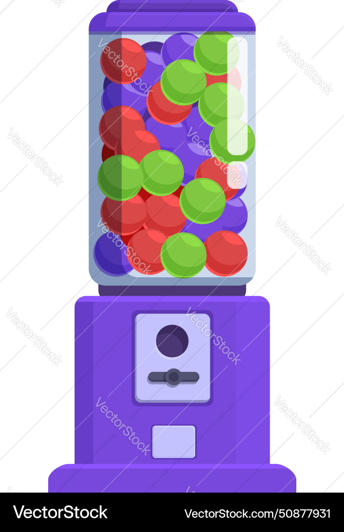 Purple Gumball Machine Clipart