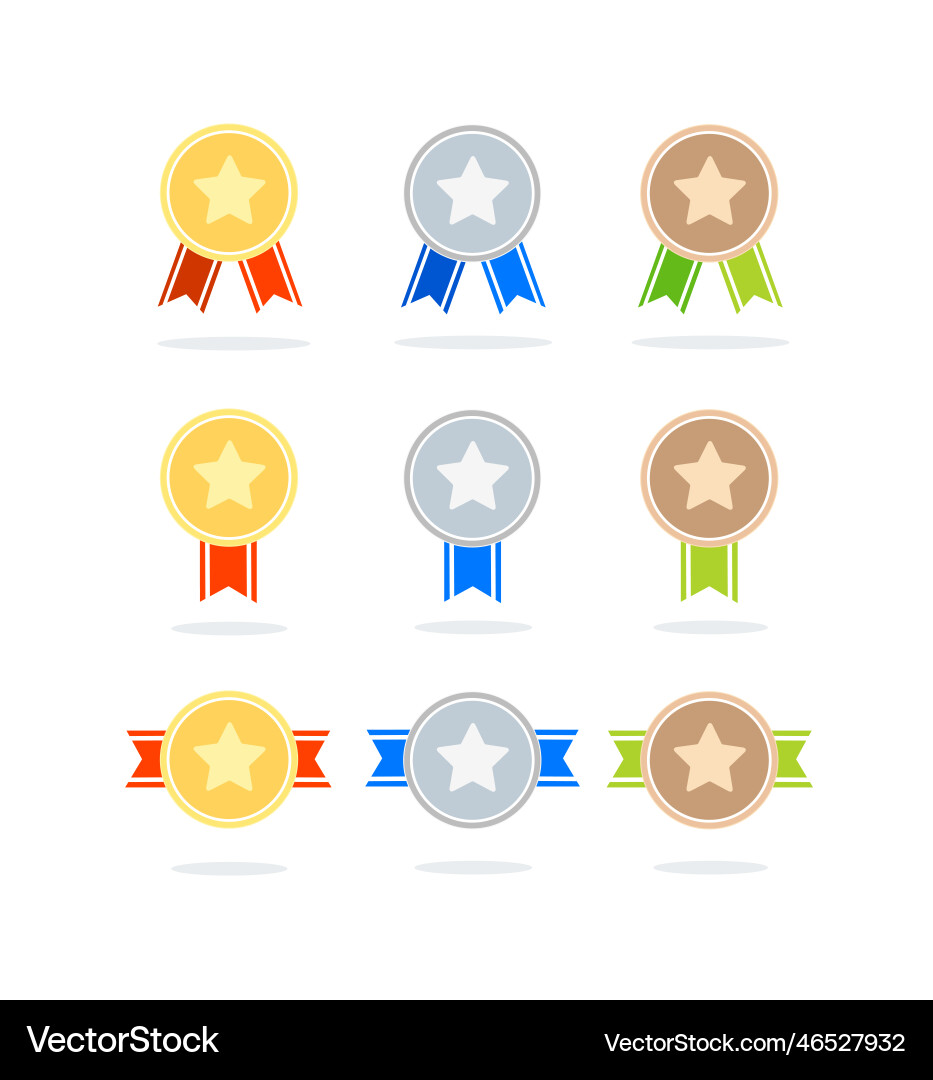 Cartoon color different minimal badge ecommerce Vector Image Cartoon color different minimal badge ecommerce Vector Image