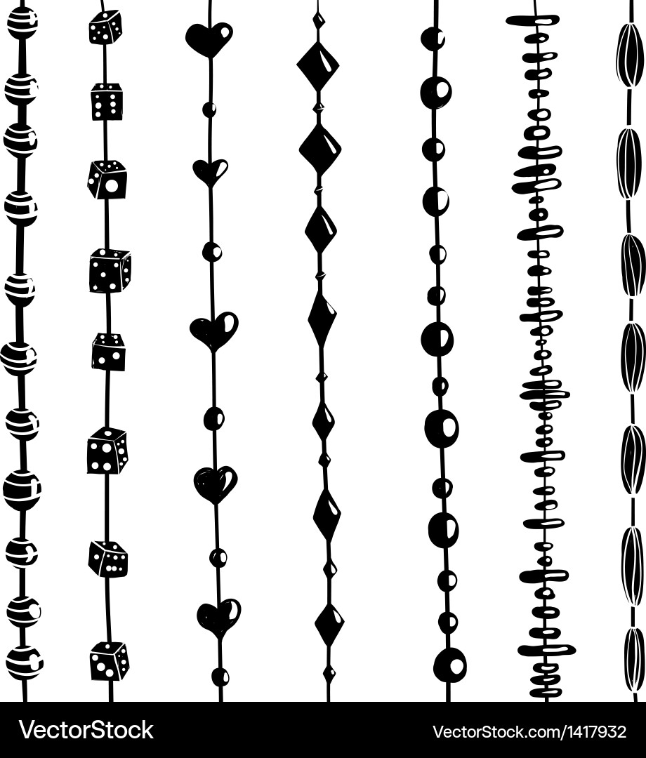 Threading beads Vector Images & Graphics for Commercial Use | VectorStock