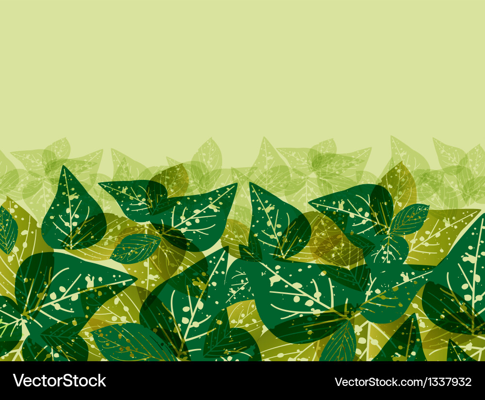 Leaves Royalty Free Vector Image - VectorStock
