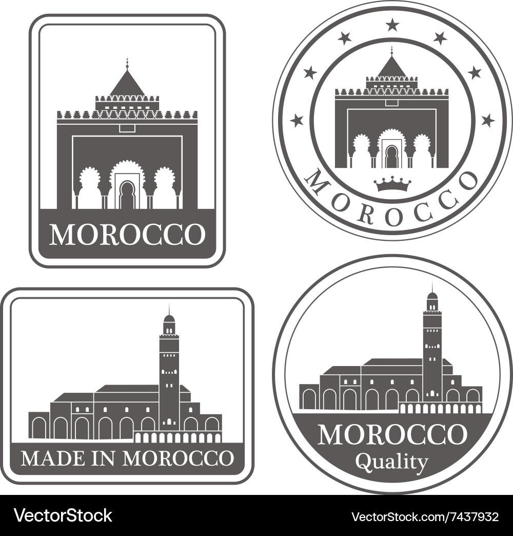 Morocco Royalty Free Vector Image - VectorStock