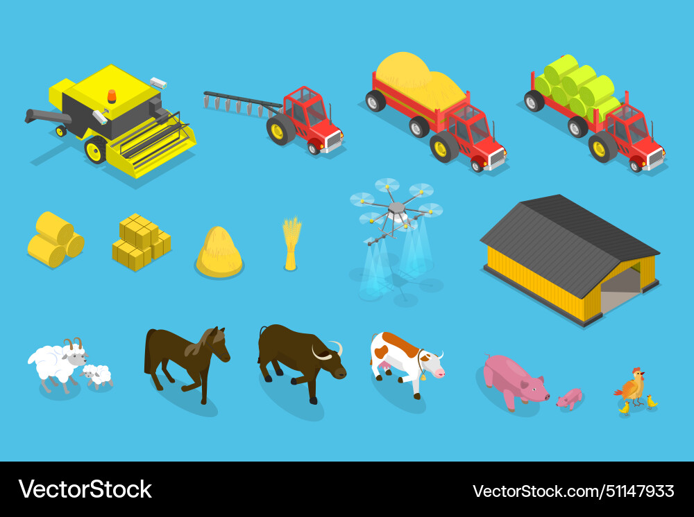 3d isometric flat Royalty Free Vector Image - VectorStock