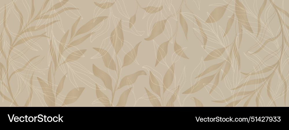 Design banner plant nature hand drawn Royalty Free Vector