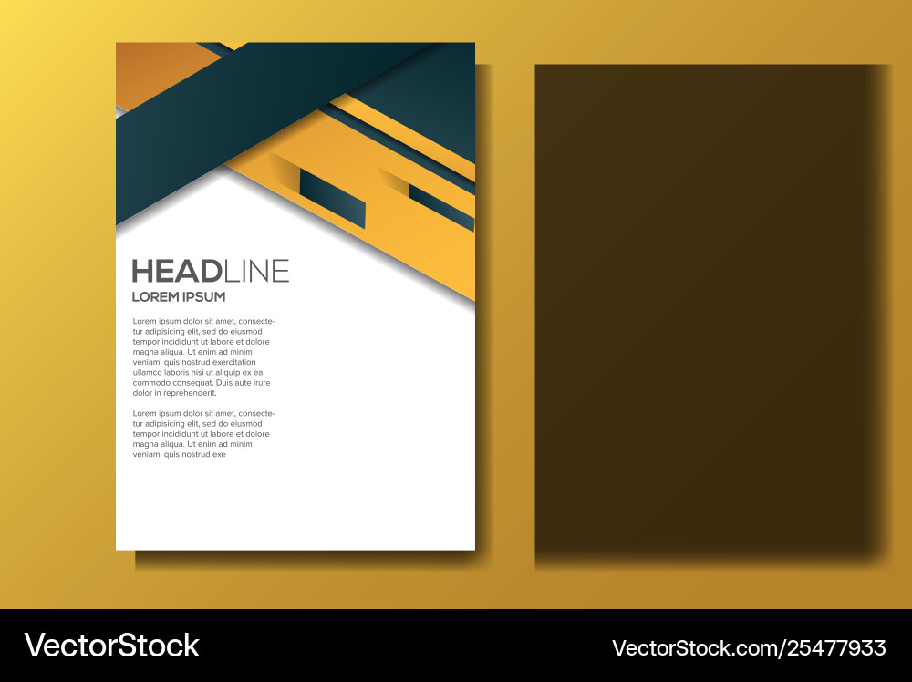 Professional business brochure background template