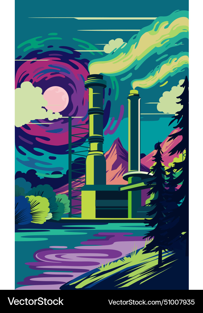 Harmful effects on the environment Royalty Free Vector Image