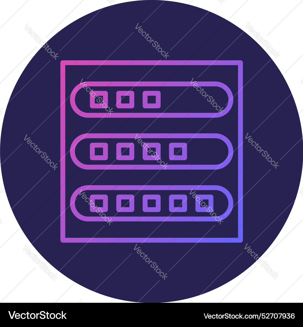 Progress bar icon Royalty Free Vector Image - VectorStock