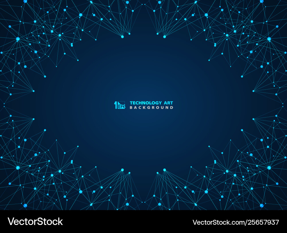 Abstract blue technology digital line lasers Vector Image