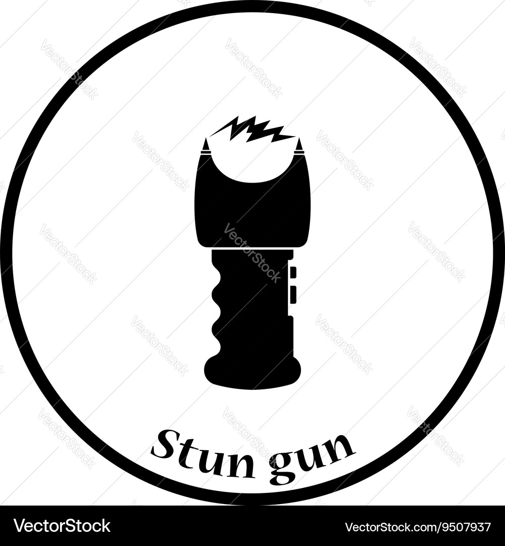Stun gun icon Royalty Free Vector Image - VectorStock