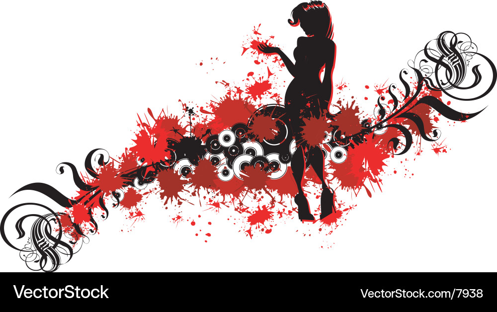 Silhouette Royalty Free Vector Image - VectorStock