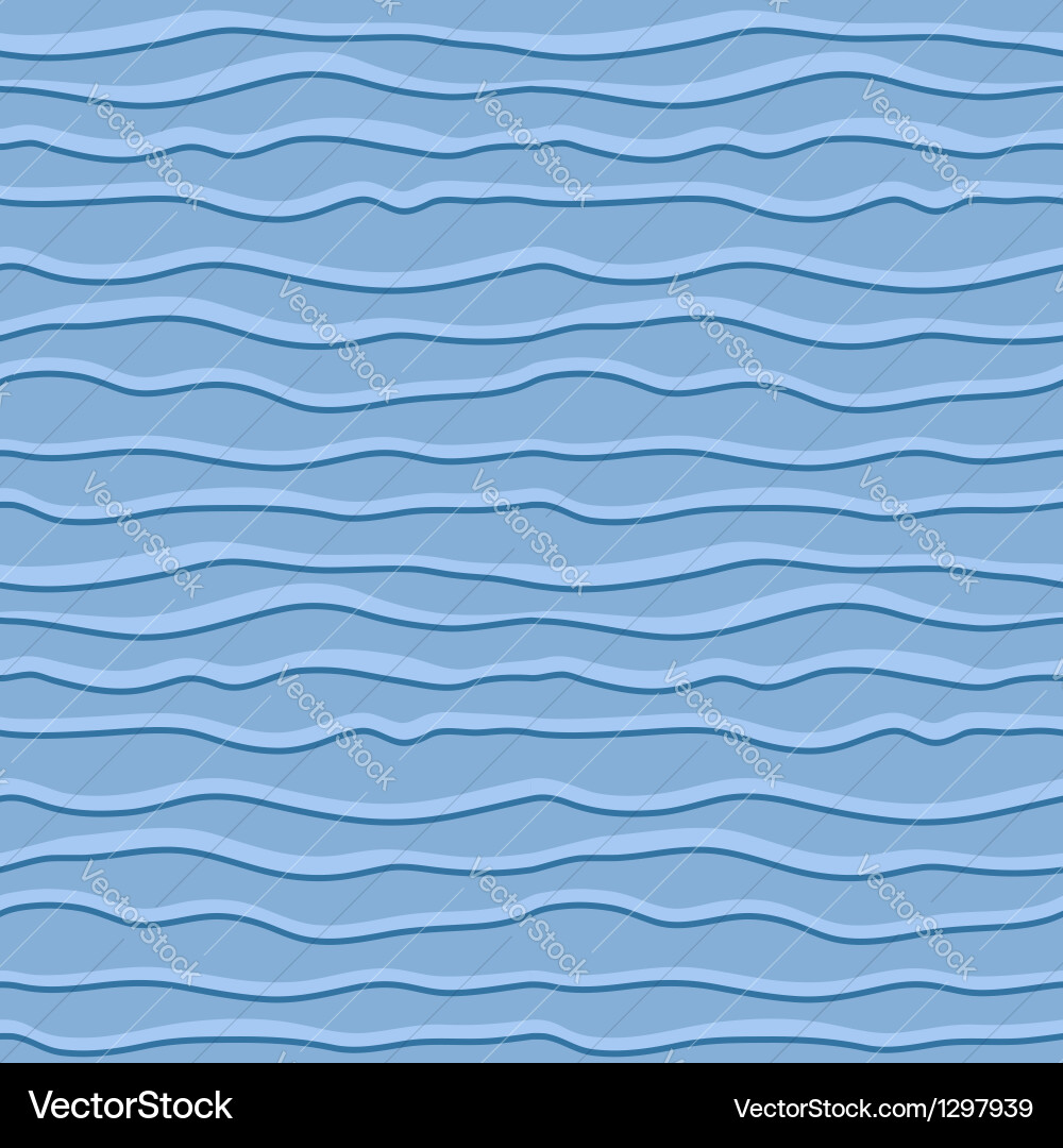 Ocean Wave Pattern Royalty Free Vector Image - VectorStock