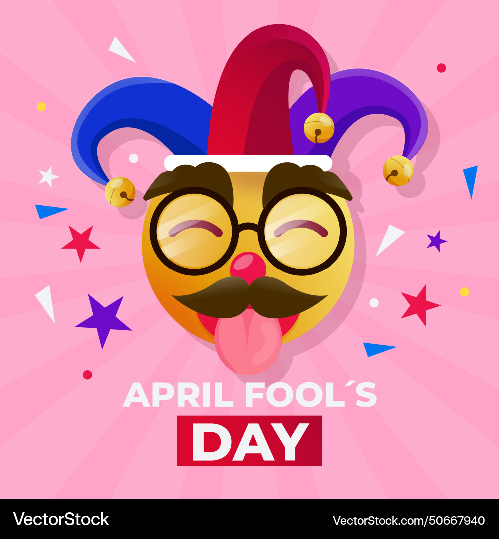 April fools day da Royalty Free Vector Image - VectorStock
