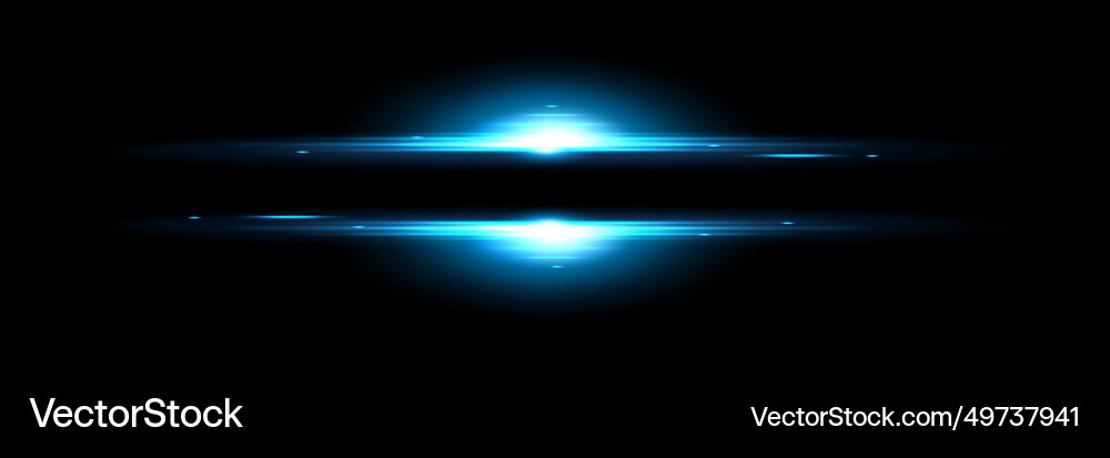 Blue light flash lines Royalty Free Vector Image