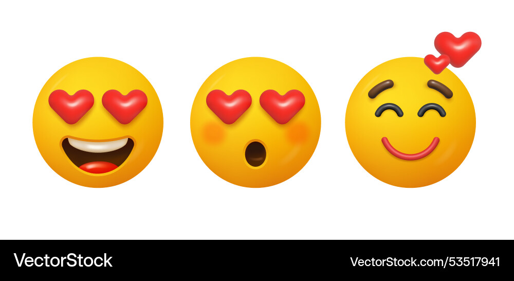 Emotions in love expressing fondness affection Vector Image