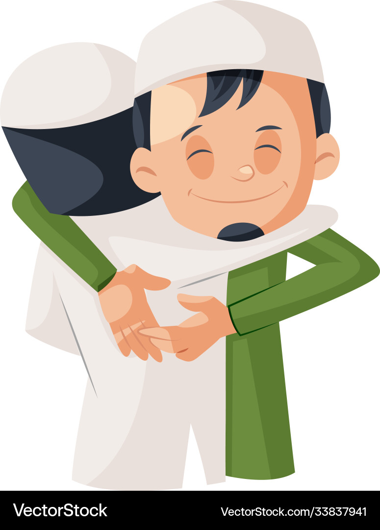 Muslim boys Royalty Free Vector Image - VectorStock