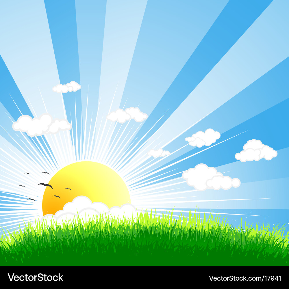Nature background Royalty Free Vector Image - VectorStock